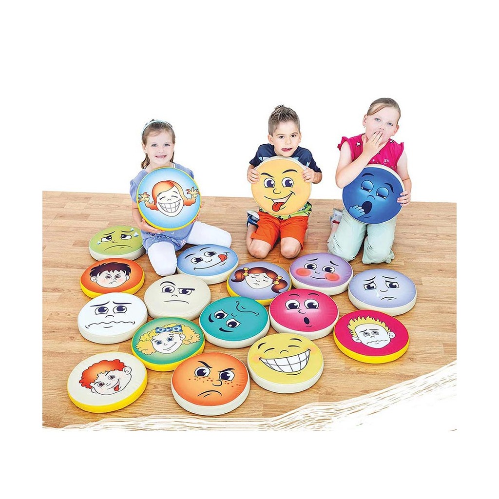 Molitanové podsedáky Emoce 12 ks